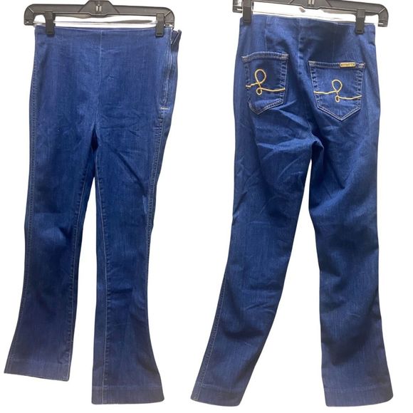 Lilly Pulitzer | Jeans | Lilly Pulitzer High Waisted Denim Pants Side ...
